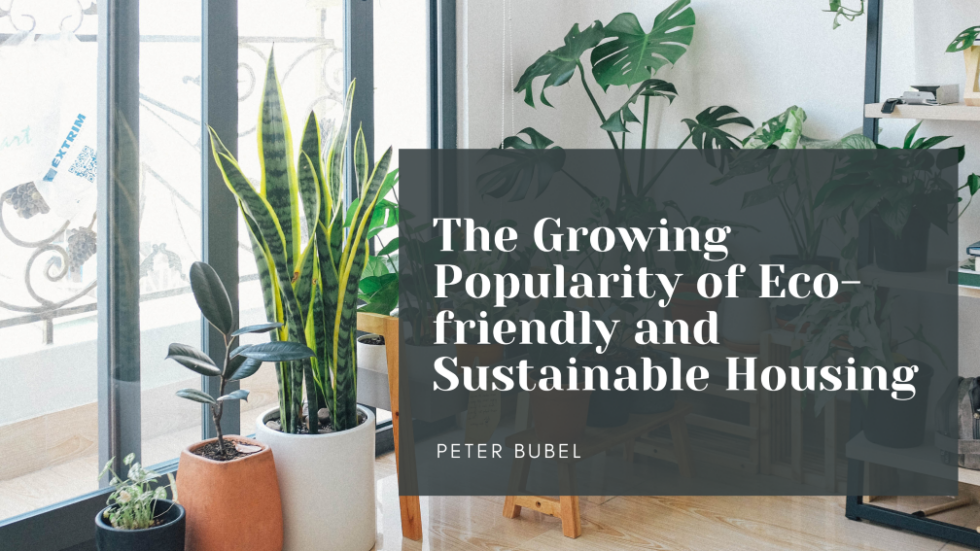 The Growing Popularity of Eco-friendly and Sustainable Housing | Peter ...